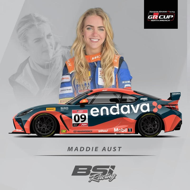 BSI Racing Adds Maddie Aust | GR Cup | Toyota Gazoo Racing North America