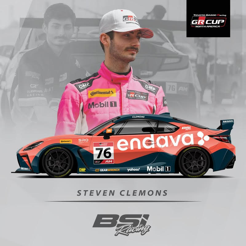 Steven Clemons Returns to BSI Racing | GR Cup | Toyota Gazoo Racing ...